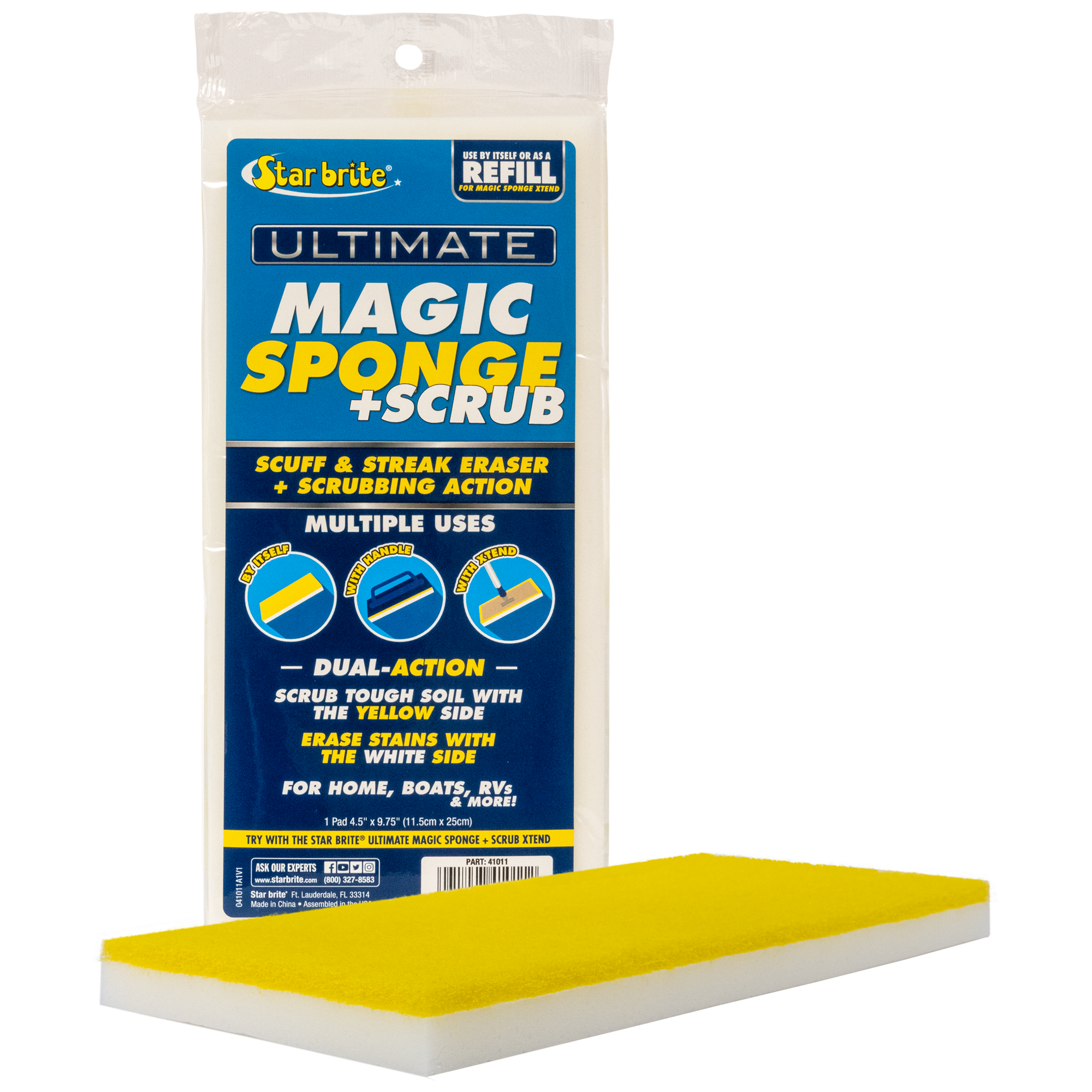 Ultimate Magic Sponge + Scrub - Star brite Marine Care Products - EN